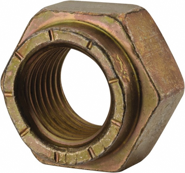 Value Collection - Hex Lock Nut: Distorted Thread, 7/16-20, Grade L9 ...