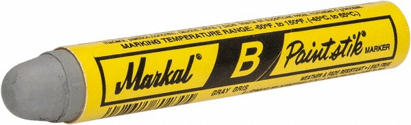 Markal - Marker: Gray, Oil-Based - 67525493 - MSC Industrial Supply