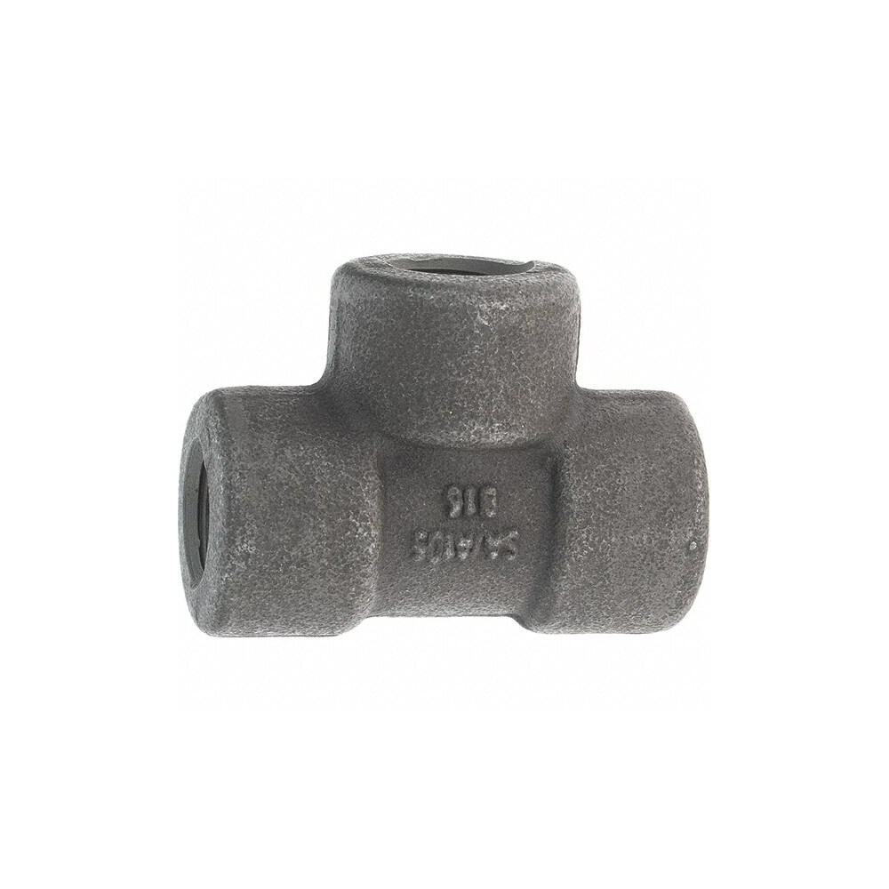 Anvil - Black Pipe Fittings: Tee, 1/4", Threaded, Forged Carbon Steel ...
