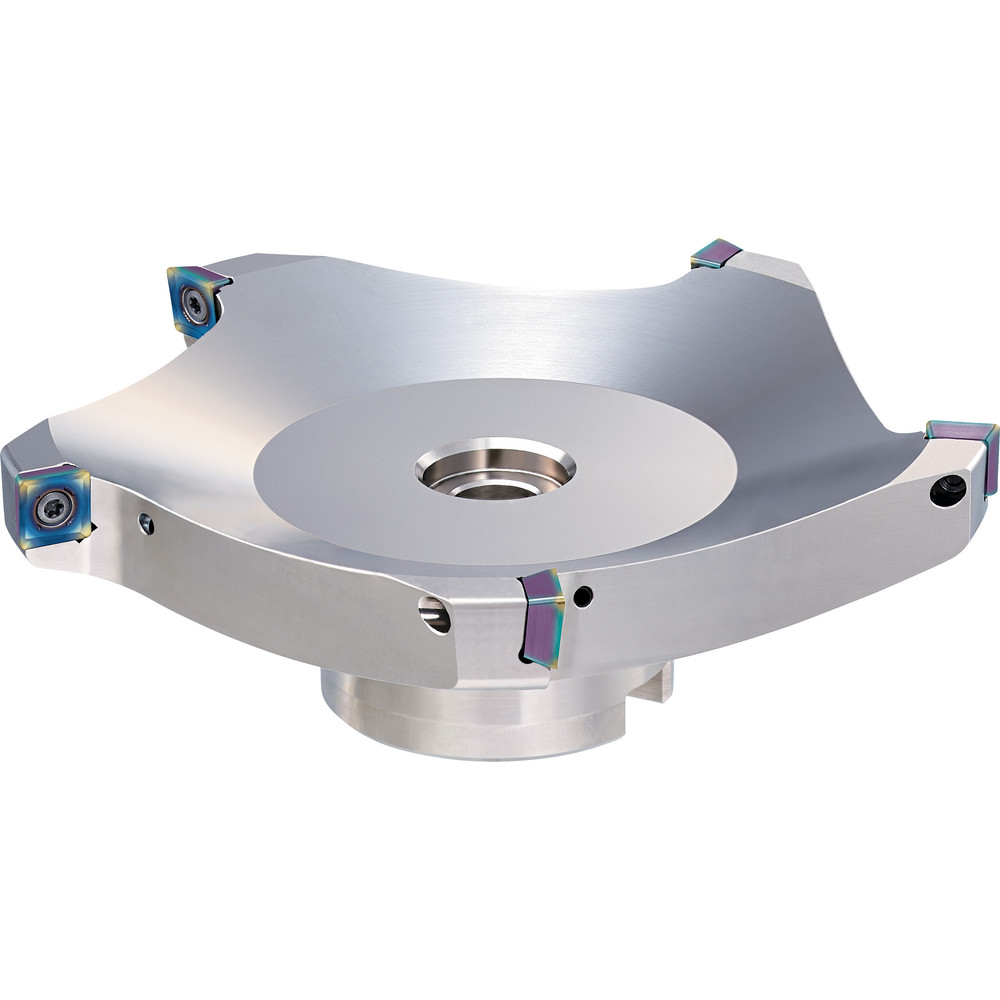 OSG - Indexable Square-Shoulder End Mill: PFDC09R100M22-4, BT30 Modular ...