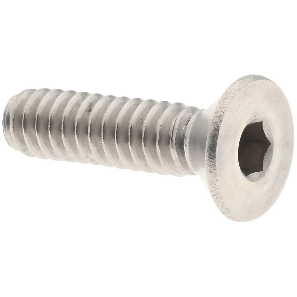 Value Collection - Flat Socket Cap Screw: #10-24, 3/4" OAL, 18-8 ...