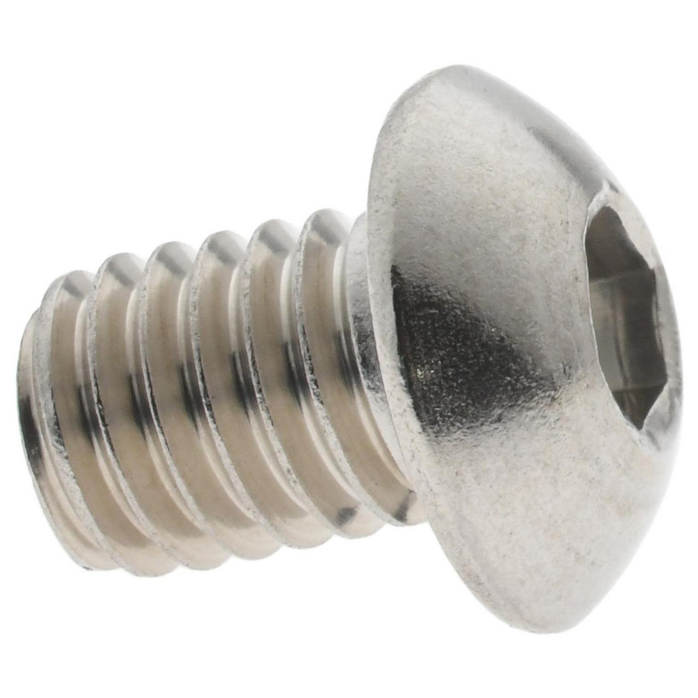 Value Collection - Button Socket Cap Screw: 3/8-16, 1/2" Length Under ...