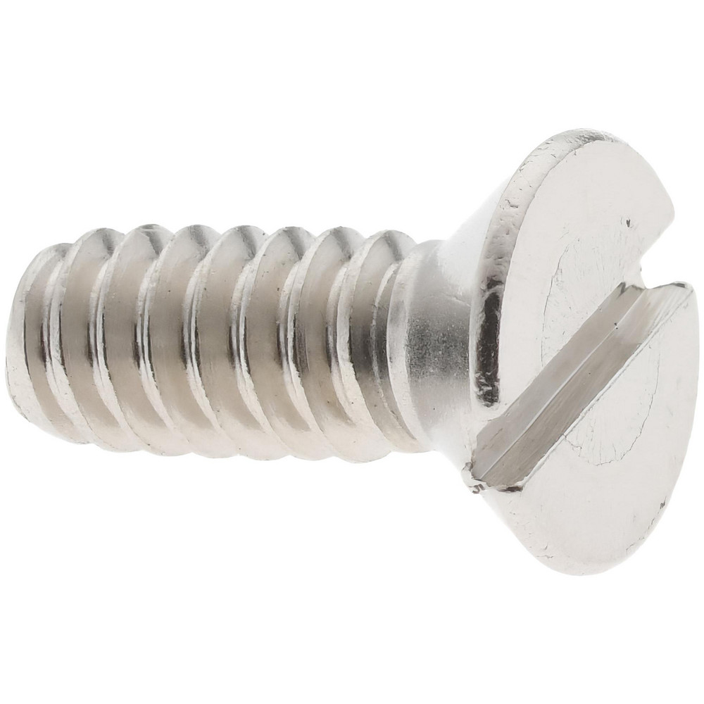 Value Collection - Machine Screw: #6-32, 3/8" Overall Length, Flat Head ...