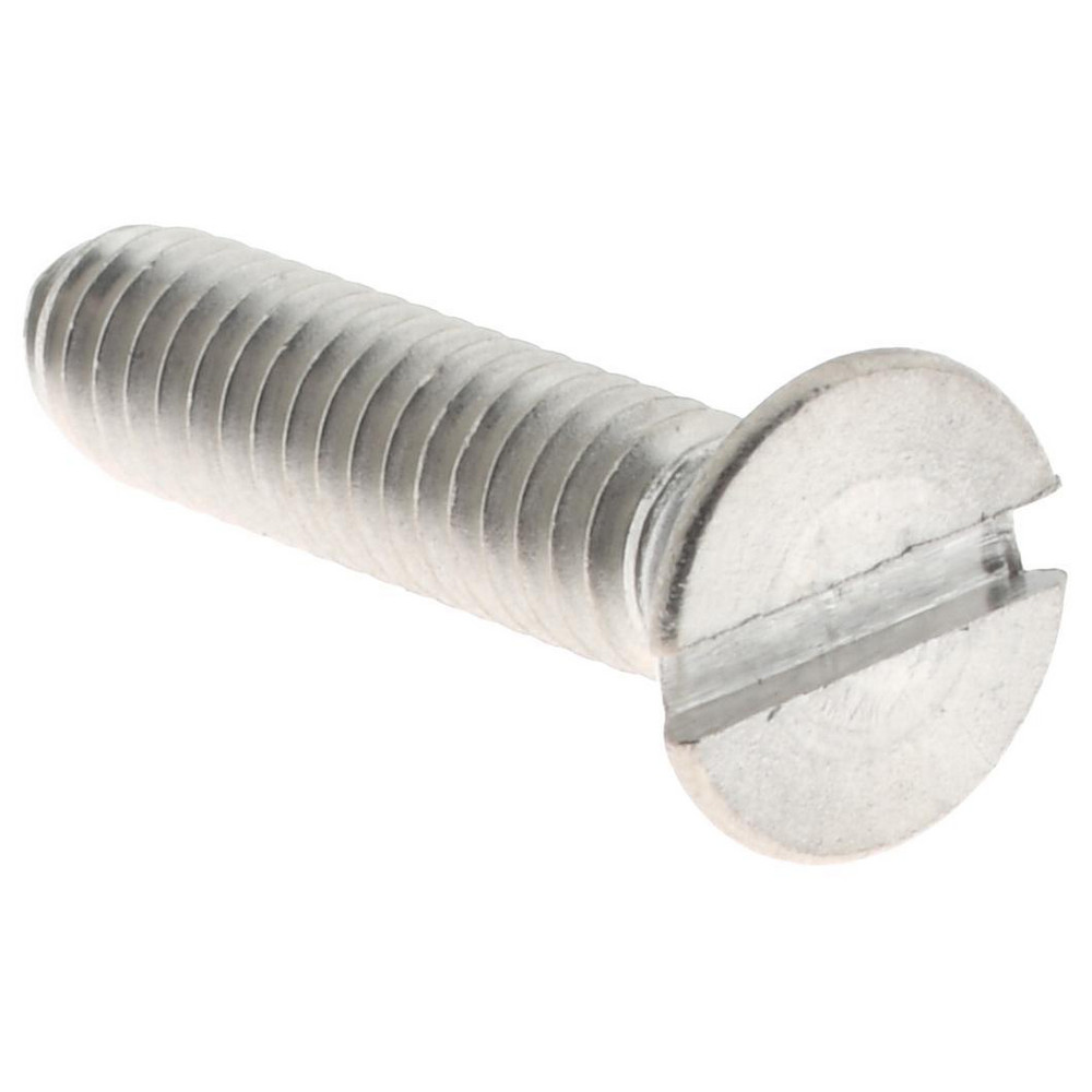 Value Collection - Machine Screw: #8-32, 3/4" Overall Length, Flat Head ...