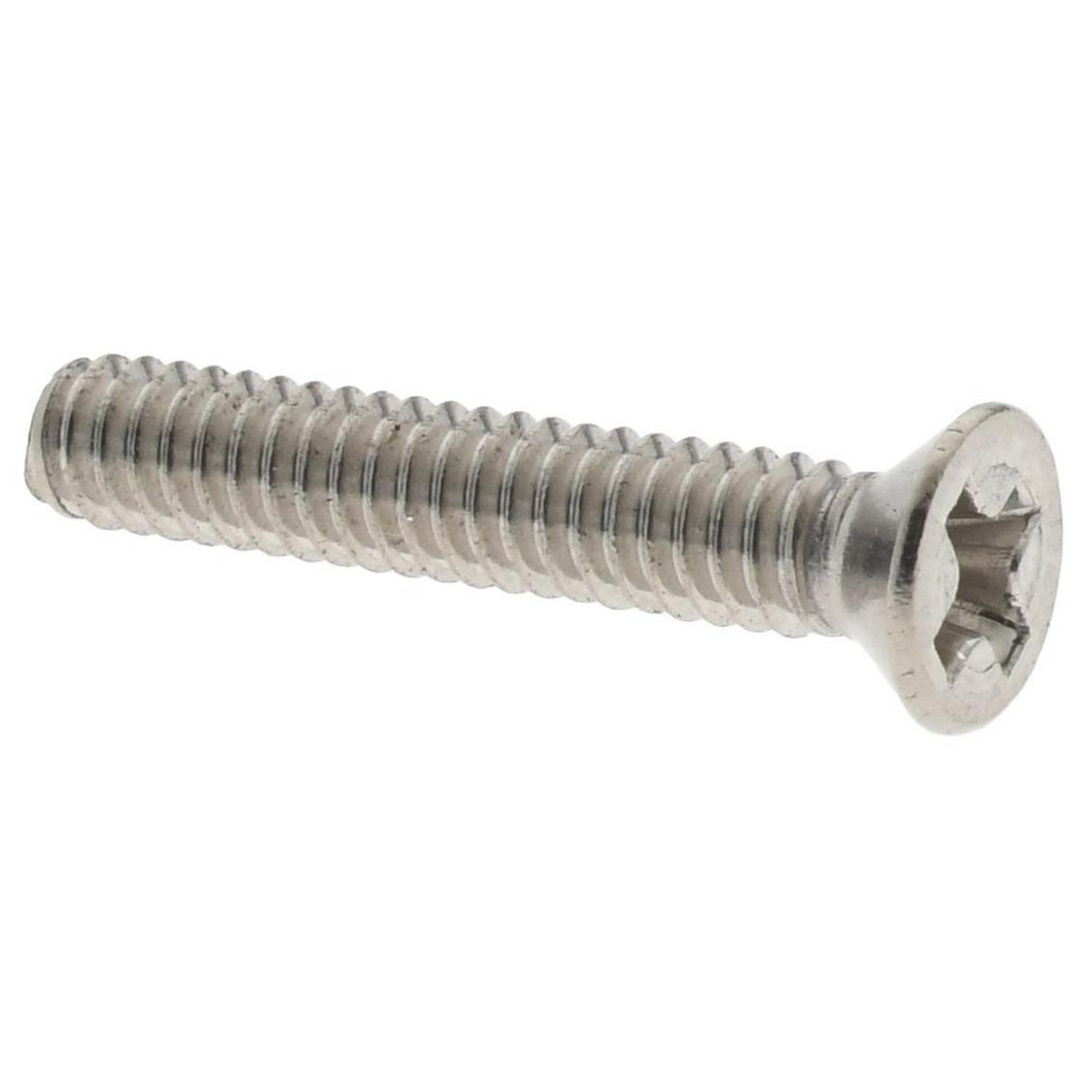 Value Collection - Machine Screw: #2-56, 1/2" Overall Length, Flat Head ...