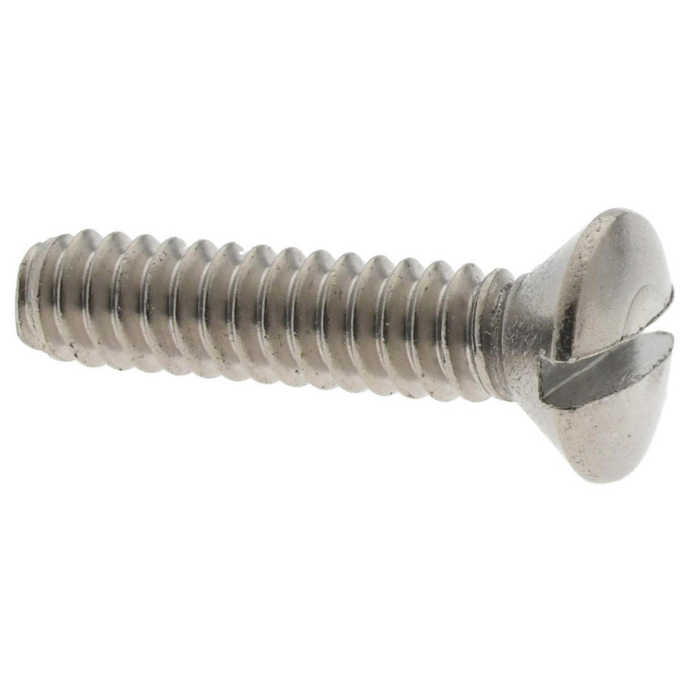 Value Collection - Machine Screw: #4-40, 1/2" Overall Length, Oval Head ...
