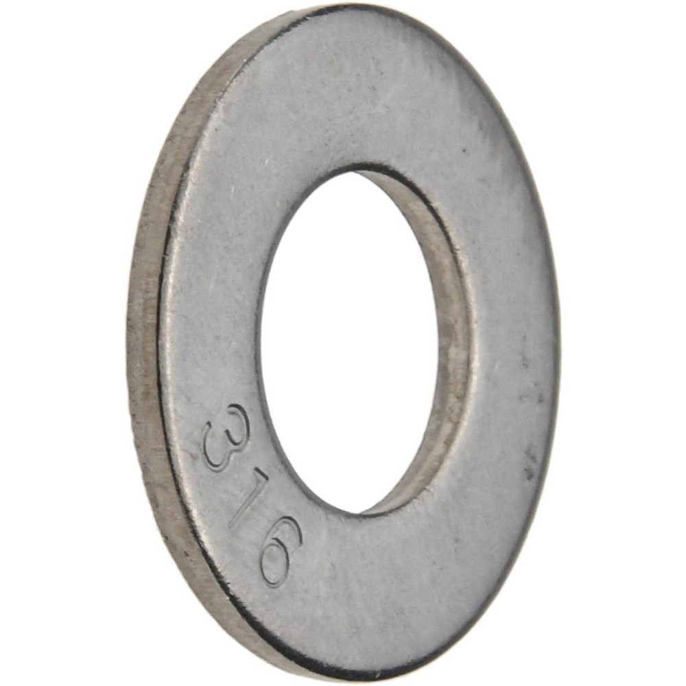 Value Collection - 1/2" Screw Standard Flat Washer: Grade 316 Stainless ...