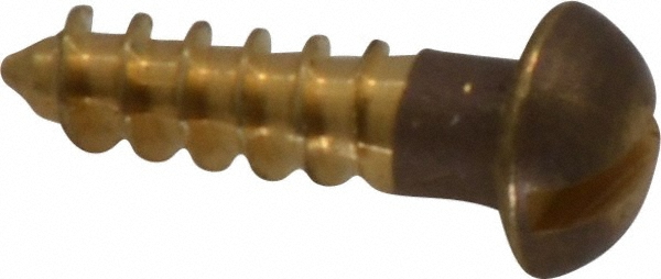 Value Collection - #8, 5/8" Length Under Head, Slotted Drive, Round ...