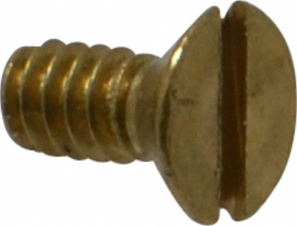 Value Collection - Machine Screw: #4-40, 1/4" Overall Length, Flat Head ...