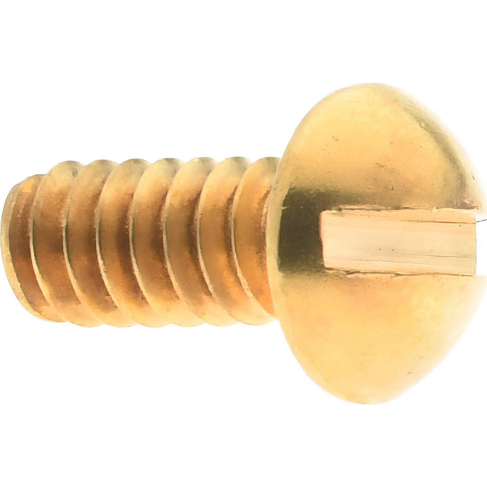 Value Collection - Machine Screw: #4-40, 1/4" Length Under Head, Round ...