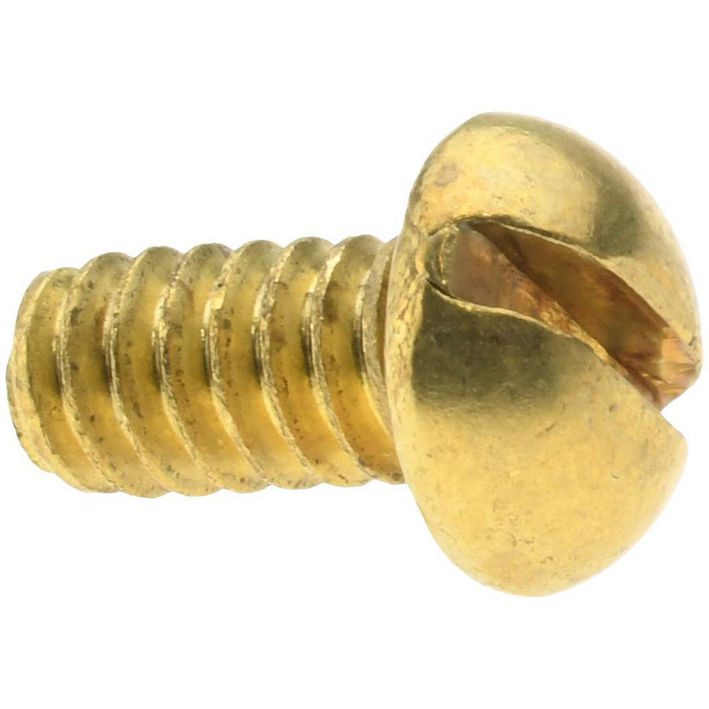 Value Collection - Machine Screw: #10-24, 3/8" Length Under Head, Round ...