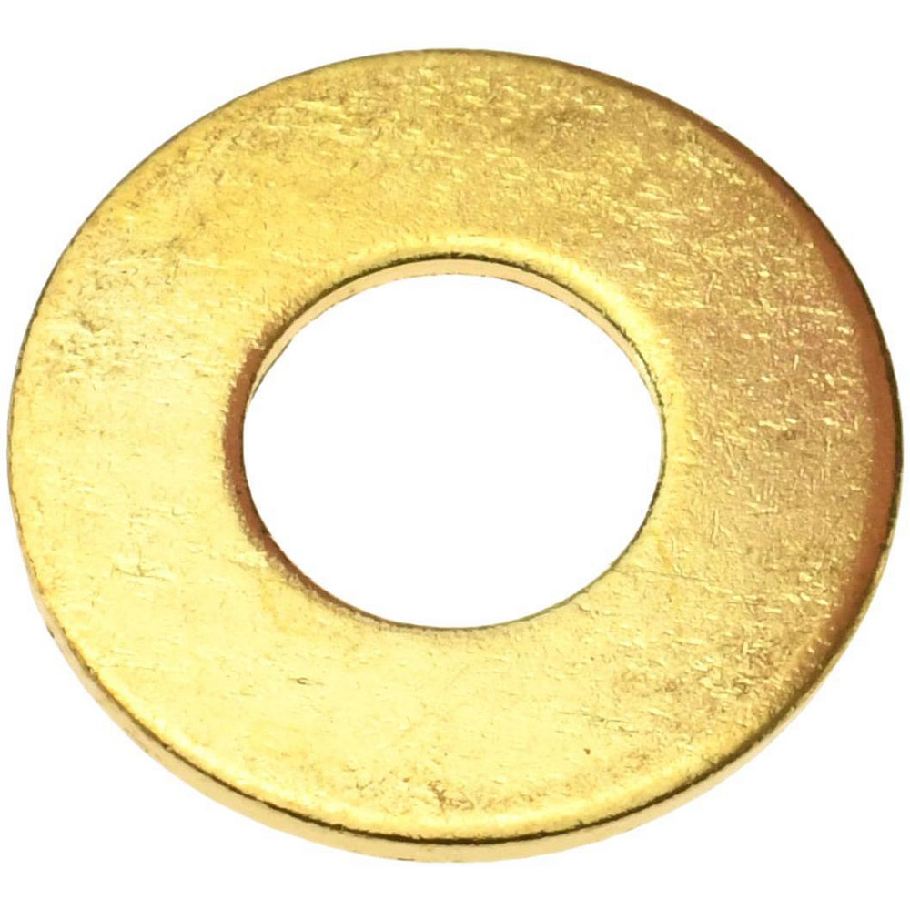 Value Collection - #24 Screw, Standard Flat Washer: Brass, Plain | MSC ...