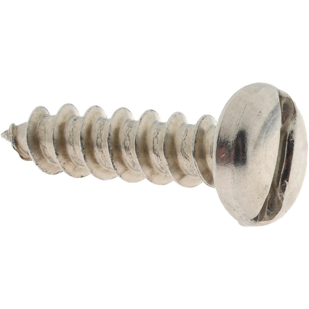 Value Collection - Sheet Metal Screw: #10, Pan Head, Slotted Drive, 3/4 ...