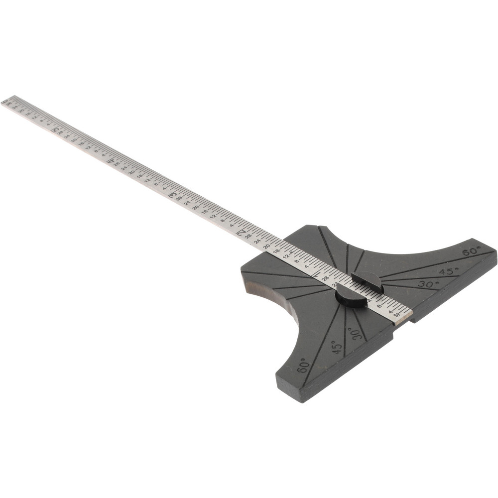 SPI - 0 to 6 Inch Rule Measurement Range, 30 to 60° Angle Measurement ...
