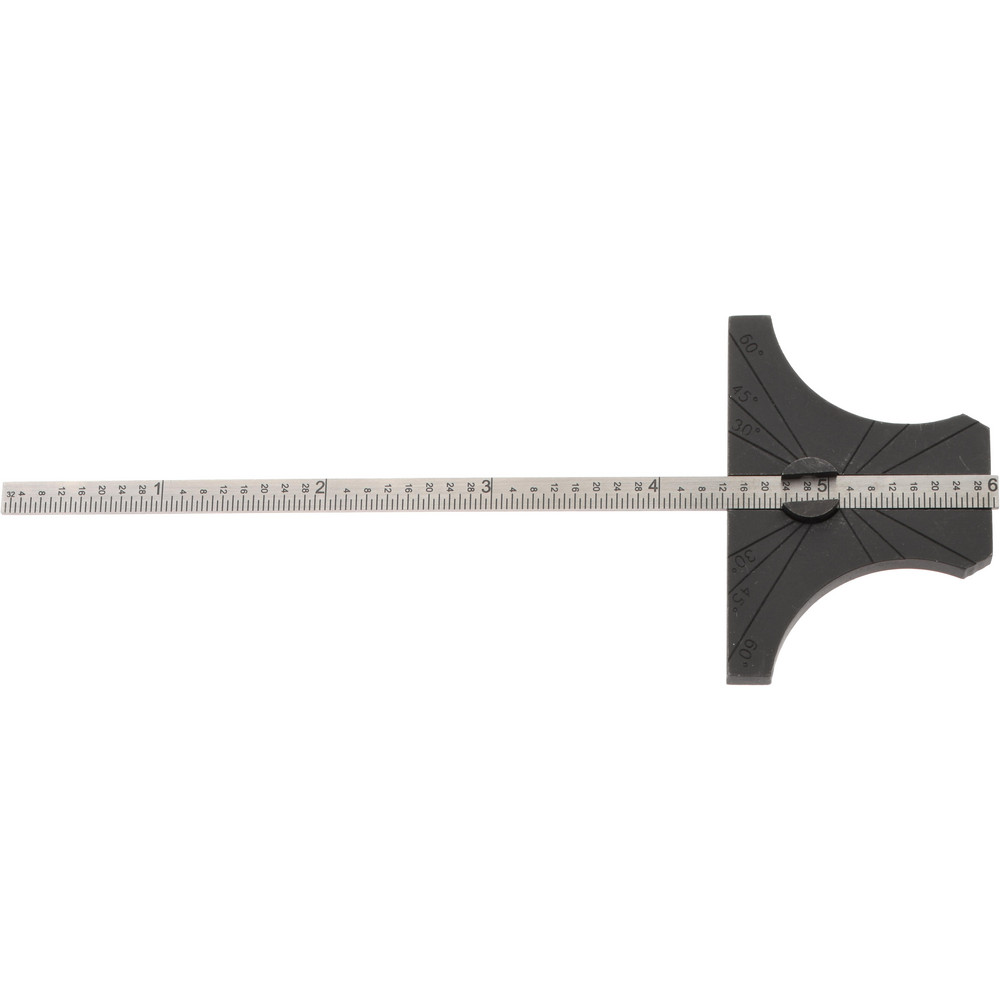SPI - 0 to 6 Inch Rule Measurement Range, 30 to 60° Angle Measurement ...