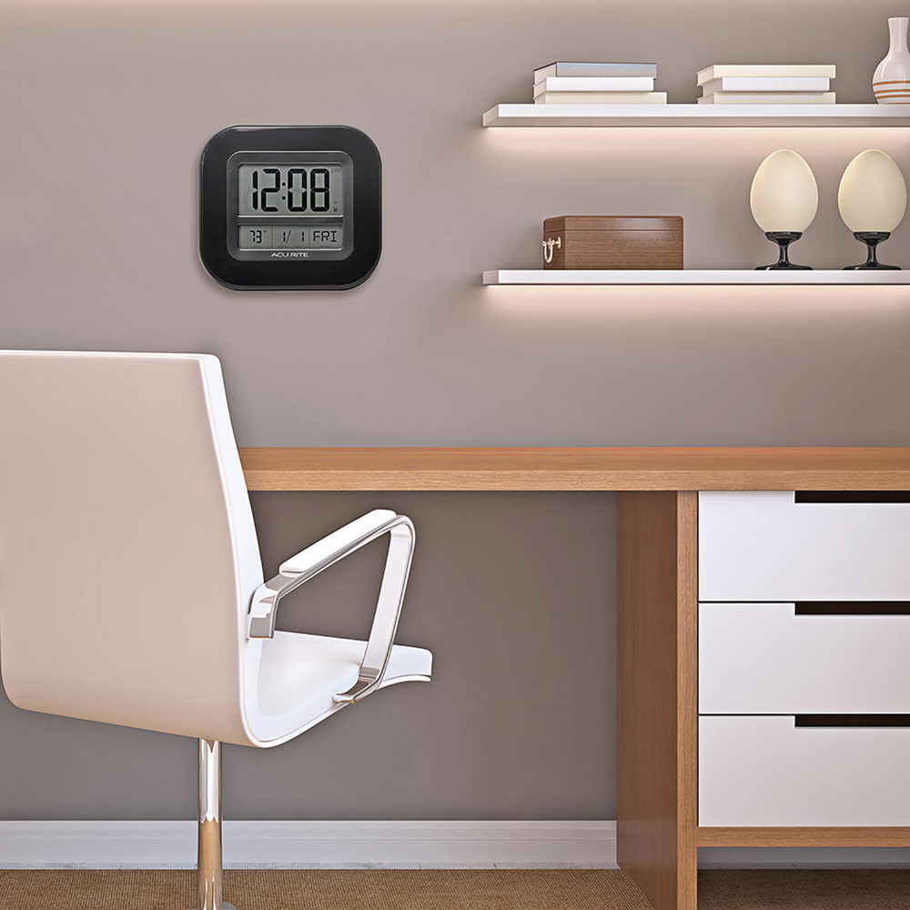 AcuRite - Clocks & Multi-Function Clocks: Type: Digital; Color: Black ...