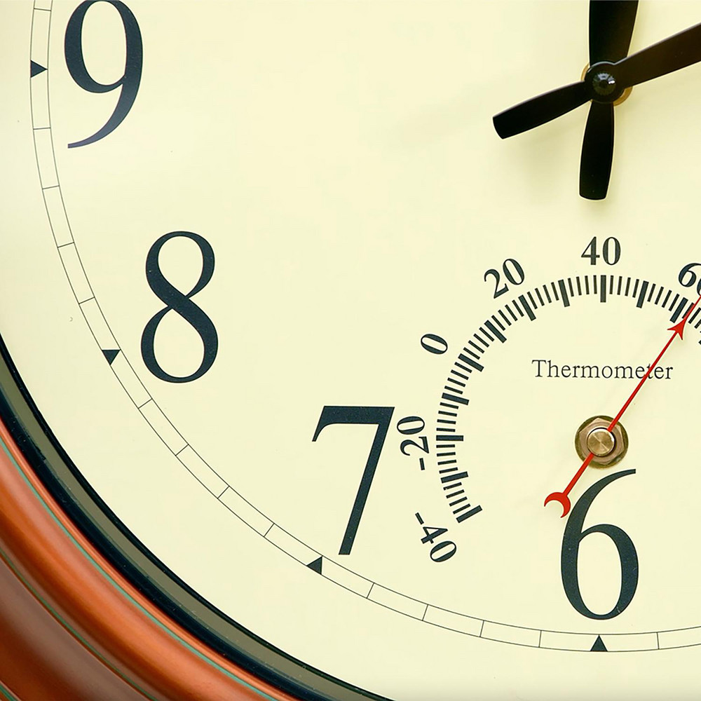 AcuRite - Clocks & Multi-Function Clocks: Type: Analog; Color: Copper ...