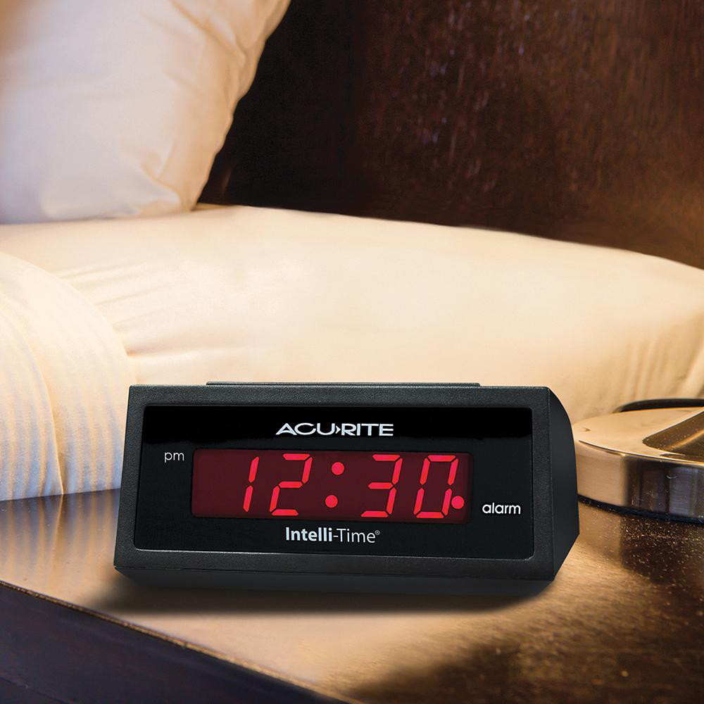 AcuRite - Clocks & Multi-Function Clocks: Type: Digital; Color: Red ...