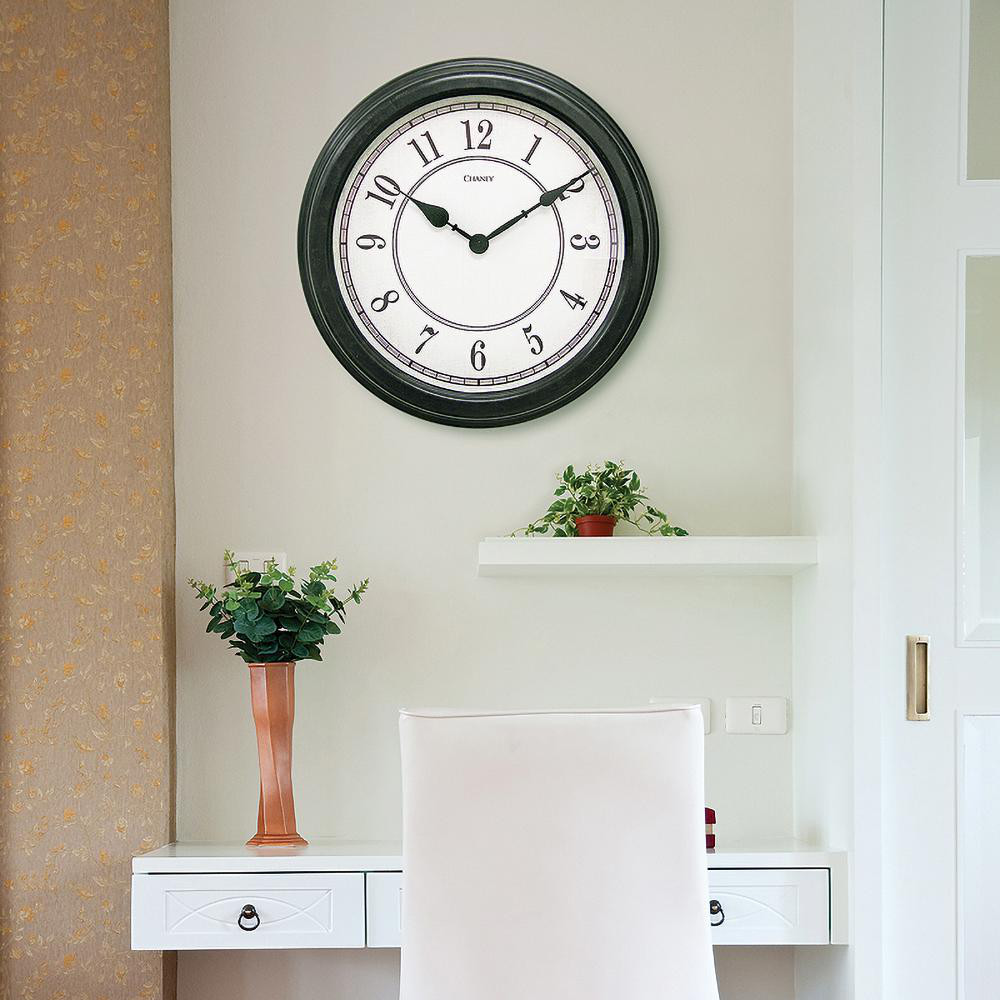 AcuRite - Clocks & Multi-Function Clocks: Type: Analog; Color: Black ...