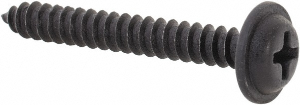 Au-Ve-Co Products - Sheet Metal Screw: #8, Flat Head, Phillips Drive, 1 ...