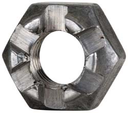 Value Collection - Castle Lock Nut: 1/4-28, Grade 5 Steel, Bright ...