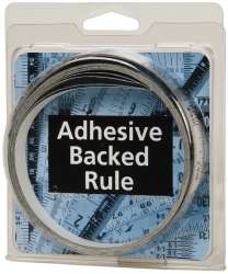 Made in USA - 12 Ft. Long x 1/2 Inch Wide, 1/32 Inch Graduation, Silver ...