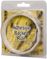 Made in USA - 12 Ft. Long x 1/2 Inch Wide, 1/16 Inch Graduation, Clear ...