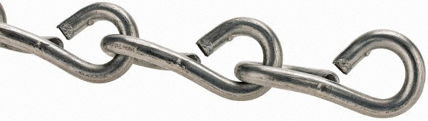 Made in USA - 0.105" Diam Steel Single Jack Chain - 67775288 - MSC ...