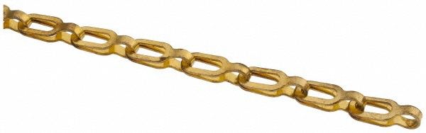 Made in USA - 0.023" Diam Brass Plumber's Safety Chain - 67776229 - MSC ...