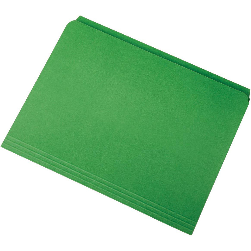 AbilityOne - STR LTR GREEN 100PK FILE FOLDER | MSC Direct