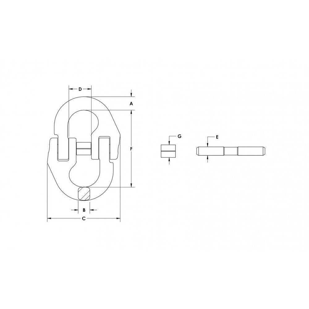 Campbell - Carbon Steel Removable Coupling Link | MSC Direct