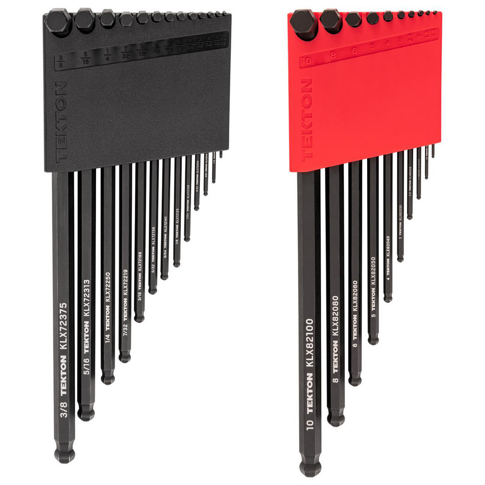 Tekton - Hex Key Sets: Tool Type: Hex L-Key Set; Handle Type: L-Key ...