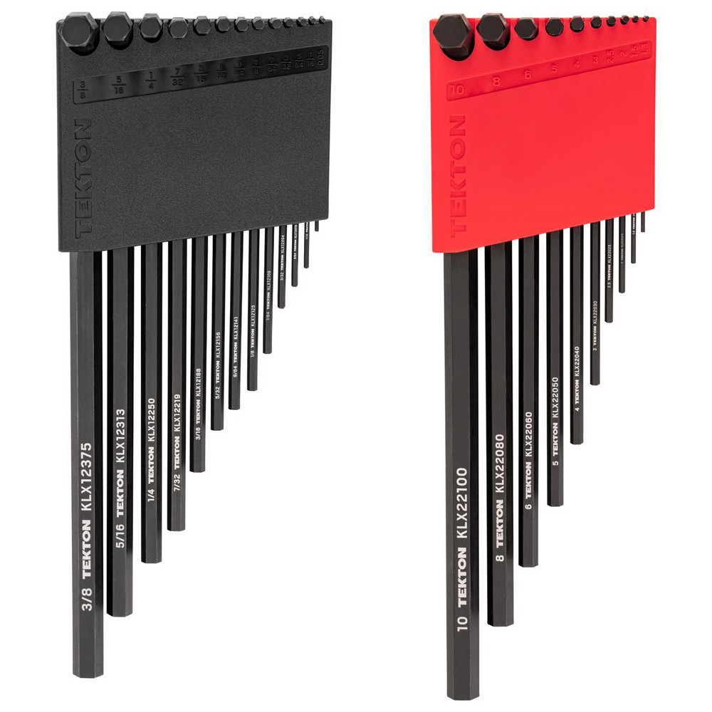 Tekton - Hex Key Sets: Tool Type: Hex L-Key Set; Handle Type: L-Key ...