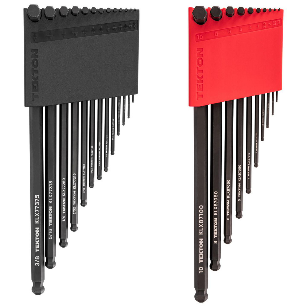 Tekton - Hex Key Sets: Tool Type: Hex L-Key Set; Handle Type: L-Key ...