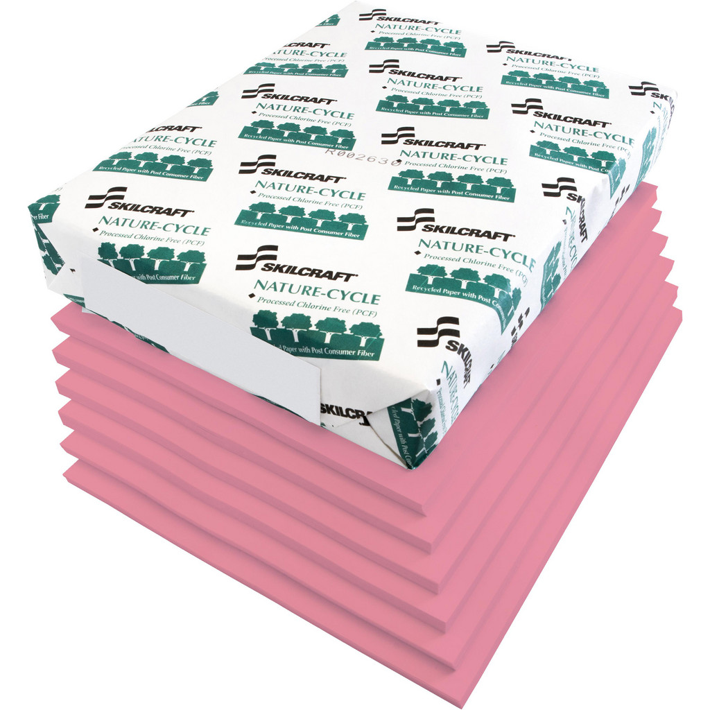 AbilityOne - 8.5X11 NEON PINK 500SH PROCESSED COPIER PAPER | MSC Direct