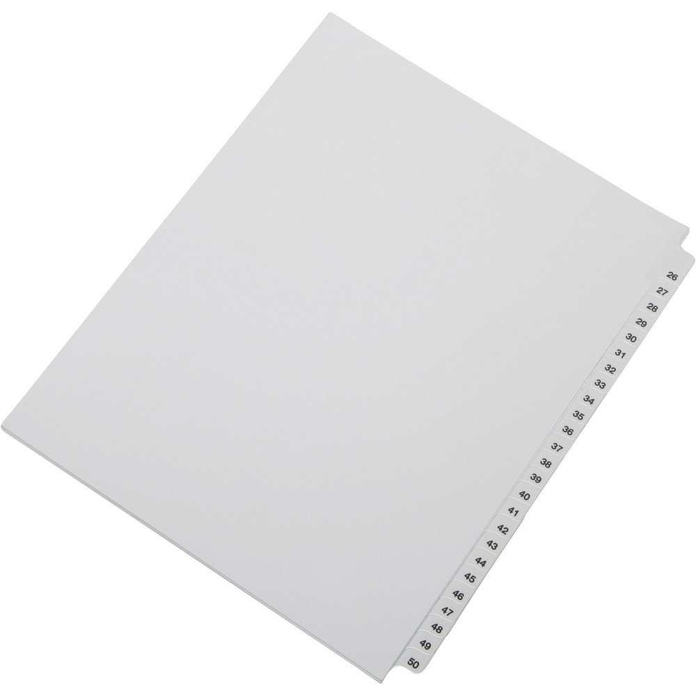 AbilityOne - 26-50 CLR LEGAL NUMERICAL TABS | MSC Direct