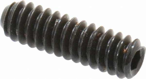 Unbrako - Set Screw: #4-40, 3/8" Overall Length, Cup Point, Alloy Steel ...