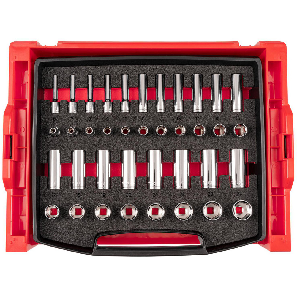 Tekton - Socket Set: Socket Set, 38 Pc, 3/8 in" Drive | MSC Direct