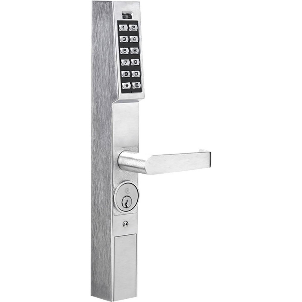 Alarm Lock - Door Handle Trim: Trim Type: Narrow Stile Mortise Keypad ...