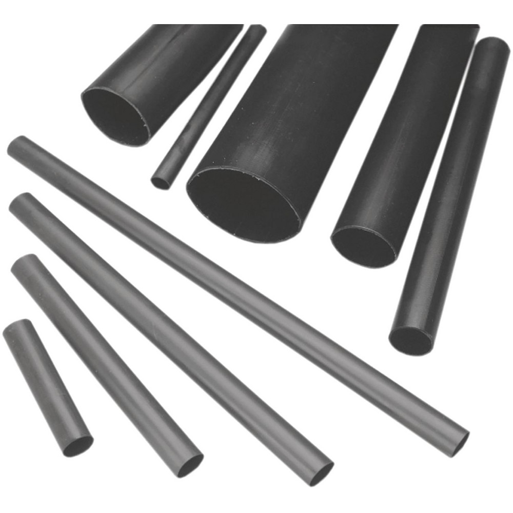 Burndy - Heat Shrink Electrical Tubing Kits: Color: Black; Material ...