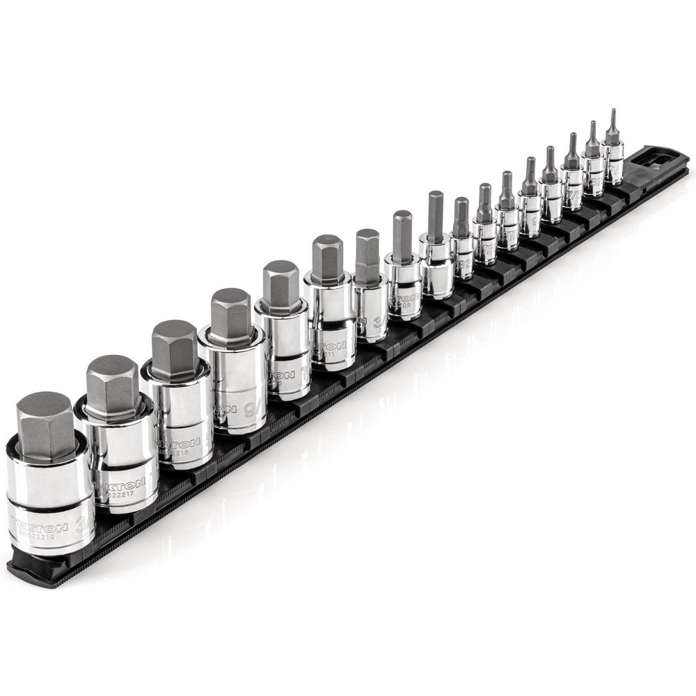 Tekton - Hex & Torx Bit Socket Sets: Set Type: Hex Bit; Drive Size ...