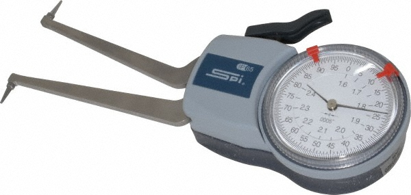 SPI - 1.6 to 2.4" Inside Dial Caliper Gage - 67947267 - MSC Industrial ...