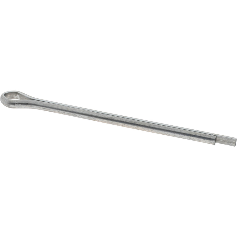3/16" Diam x 3" Long Extended Prong Cotter Pin - Grade 2 Steel, Zinc-Plated