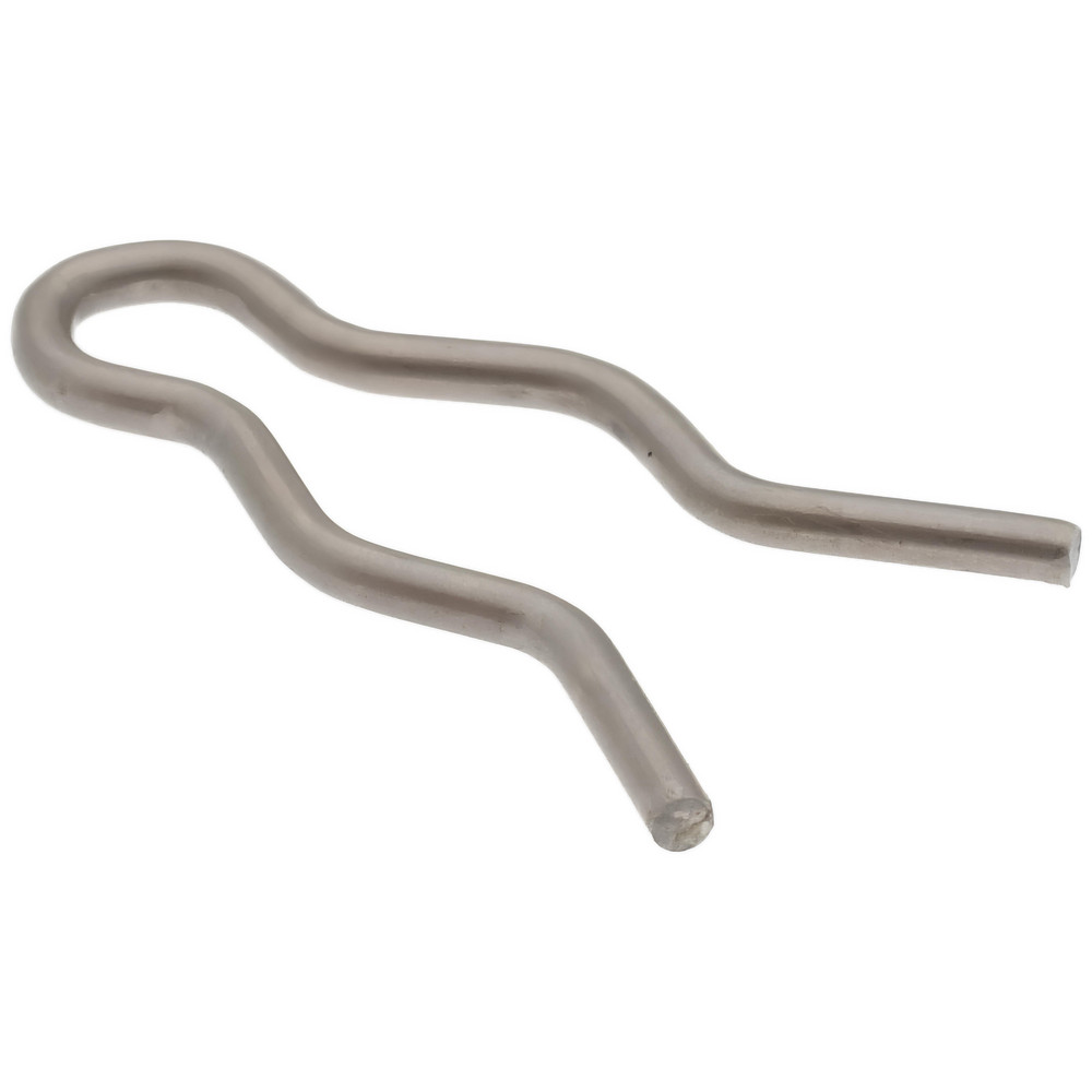 Made in USA - 1/4" Groove, 3/4" Long, Stainless Steel Hair Pin Clip ...