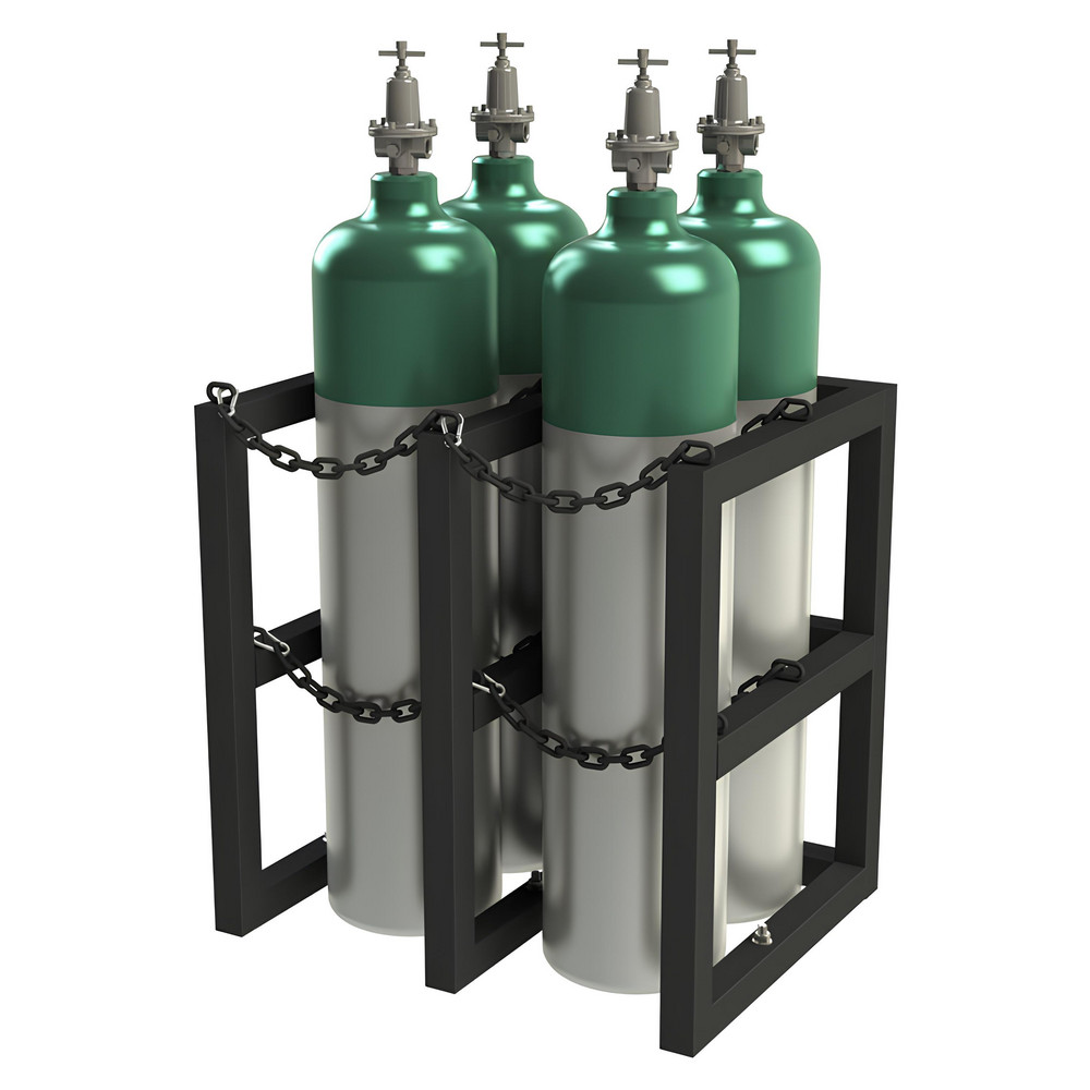 Durham - Gas Cylinder Carts, Racks, Stands & Holders: Gas Cylinder Rack ...