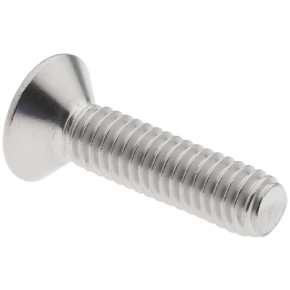 Value Collection - Flat Socket Cap Screw: M4x0.7, 16.00 mm OAL, 18-8 ...