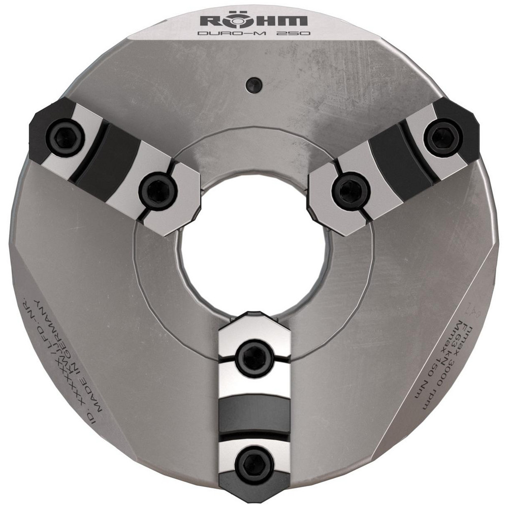 Rohm - Manual Lathe Chuck: 12", 3 Jaws, Self-Centering | MSC Direct