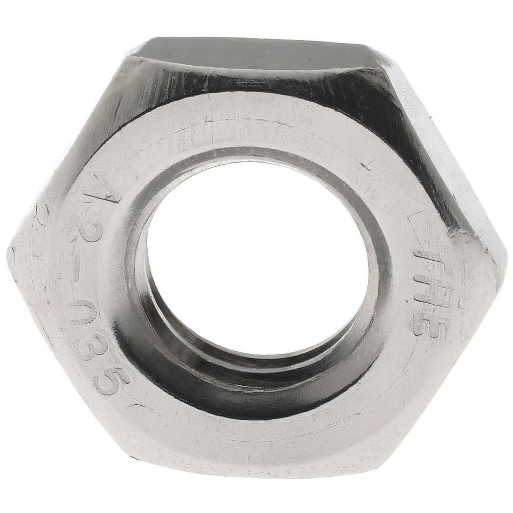 Value Collection - Jam Nut: M10x1.5, Grade 18-8 Stainless Steel, Bright ...