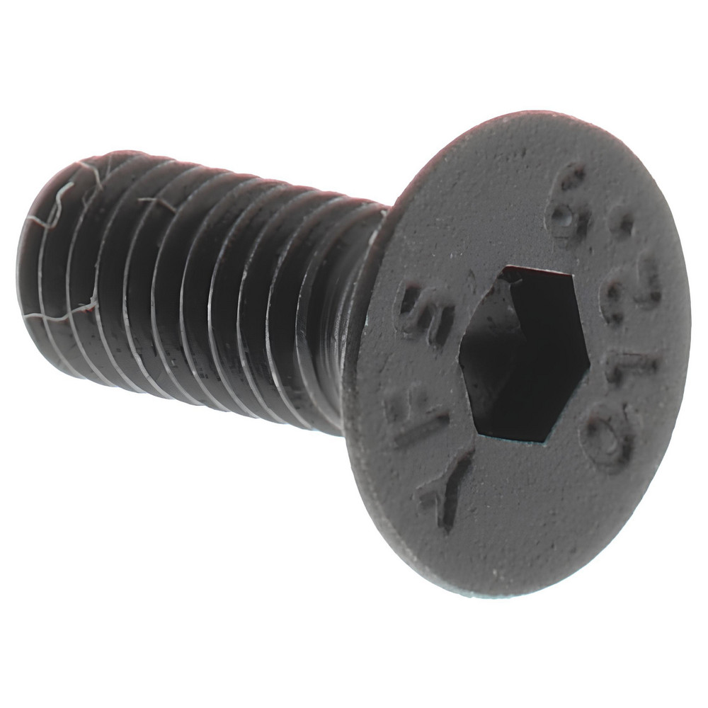 Value Collection - Flat Socket Cap Screw: 12.9 Alloy Steel, Black Oxide ...