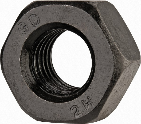 Value Collection - Heavy Hex Nut: M14x2, Grade 2H Steel, Bright ...